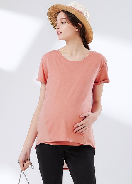 211004D Chiffon Panels Maternity and Nursing top – Mamaway (Philippines)